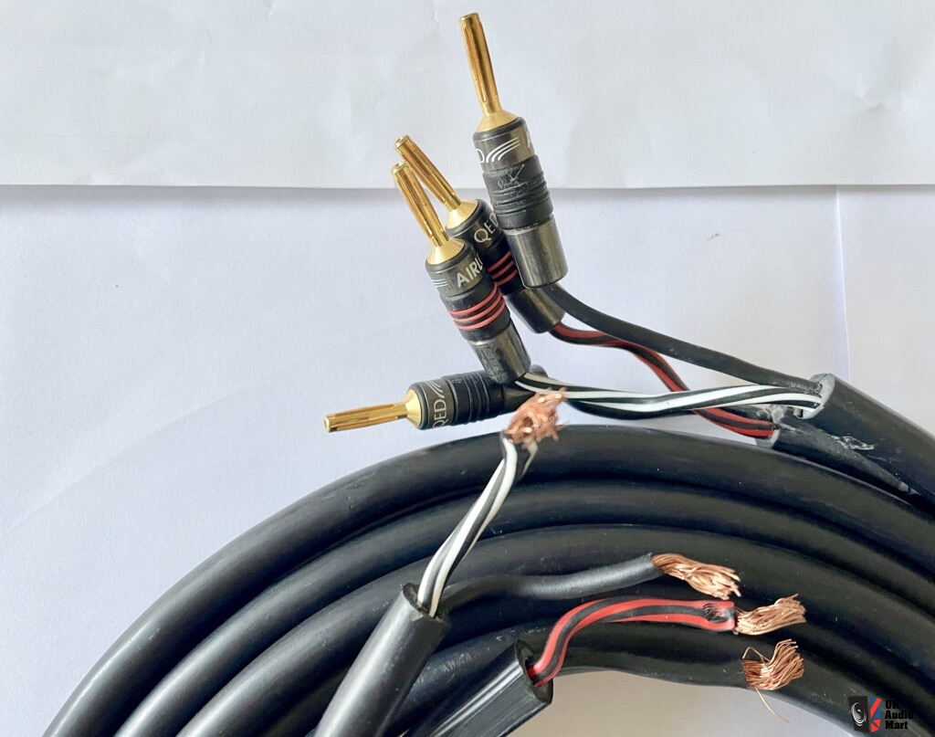 Linn K400 Biwire speaker cable, 1x 3.4M +1x 4.2M with QED Airlock ...