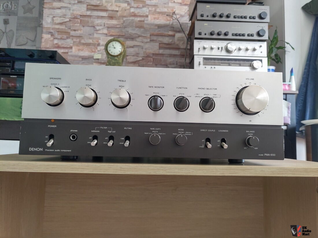 Denon PMA-850 stereo integrated amplifier For Sale - UK Audio Mart