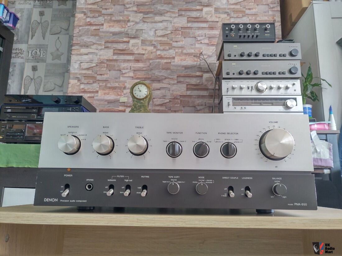 Denon PMA-850 stereo integrated amplifier Photo #4524379 - UK Audio Mart