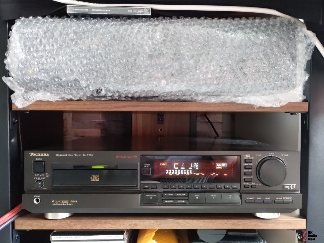 Technics SL-P555 cd player + remote control + operating instructions ...