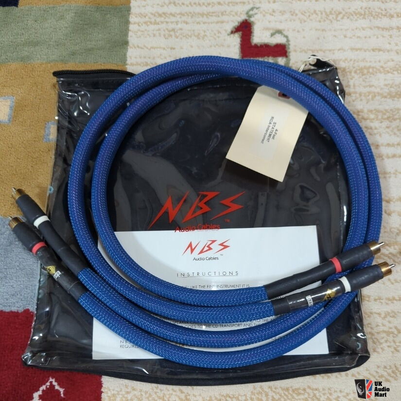NBS Statement Rca Cable 1.2m 4ft (2)! For Sale - UK Audio Mart