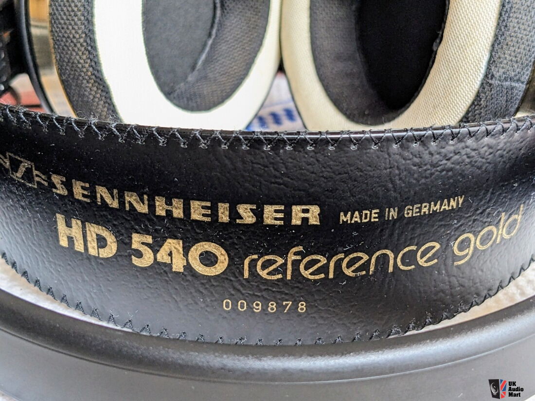 Sennheiser HD 540 Reference Gold 600 Ohm Headphones, Boxed, Complete ...