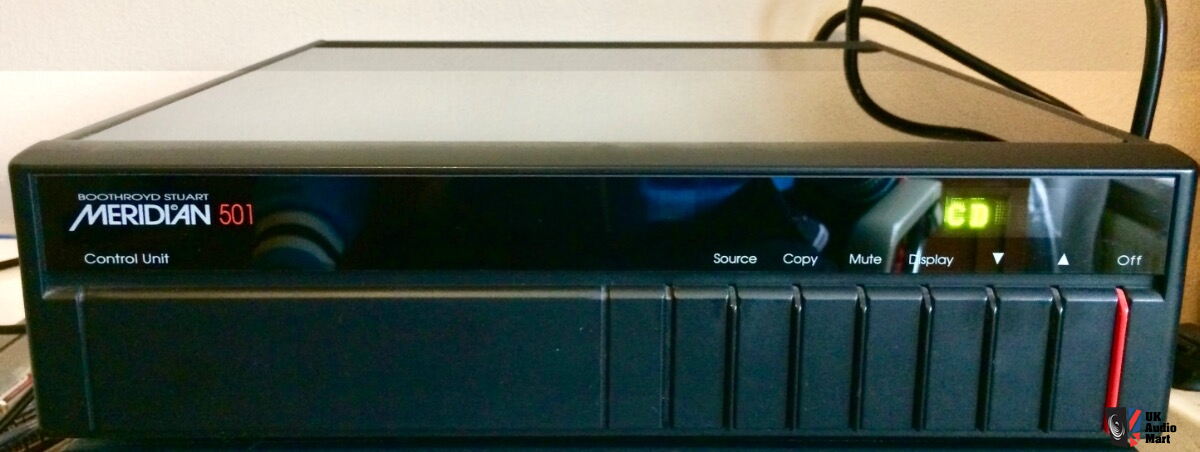 Meridian 501 Preamp Line + Meridian MSR Remote Control For Sale - UK ...