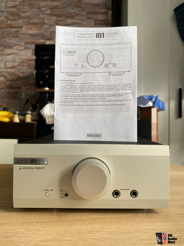 Musical Fidelity M1 HPAP Class A Headphone preamplifier USB DAC Photo ...