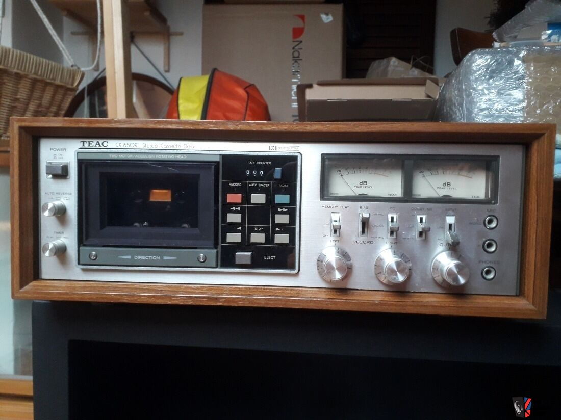 TEAC CX-650 R Cassette Deck Auto-Reverse in Woodcase, revised For Sale ...