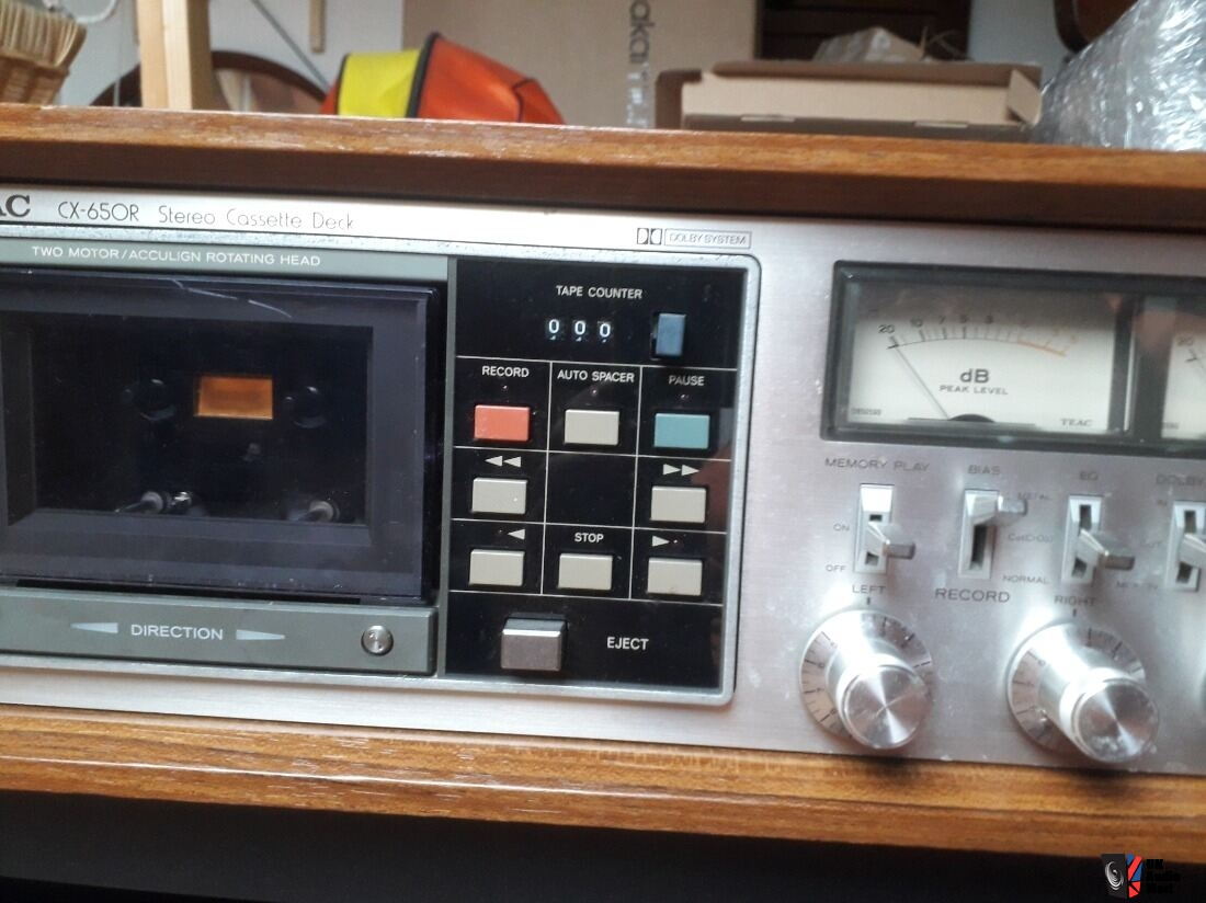 TEAC CX-650 R Cassette Deck Auto-Reverse in Woodcase Photo #4696327 ...