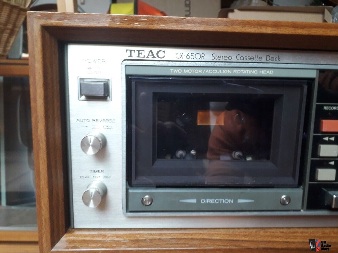 TEAC CX-650 R Cassette Deck Auto-Reverse in Woodcase Photo #4696335 ...