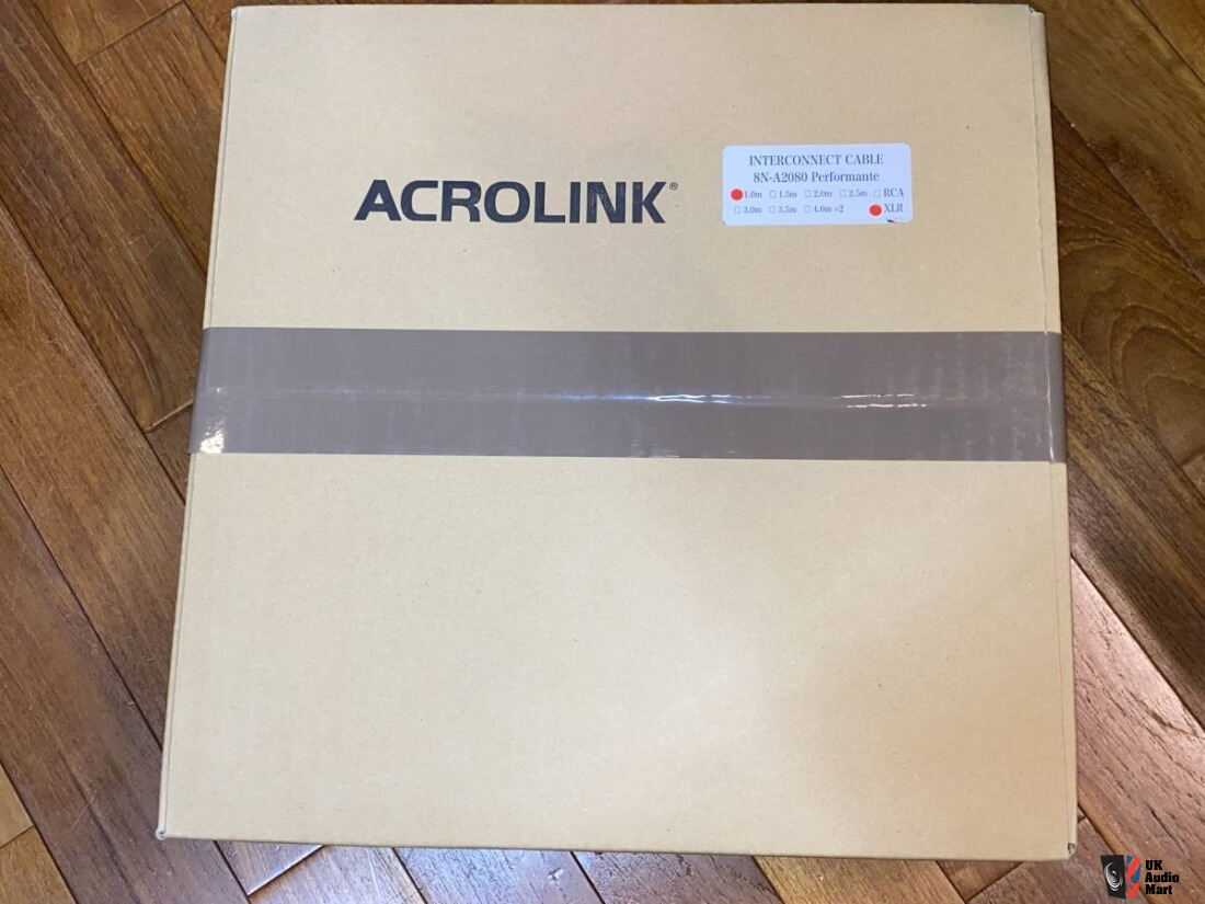 ACROLINK 8N-A2080 Performante Hi-End XLR Cable 1m!Limited 199 pair ...