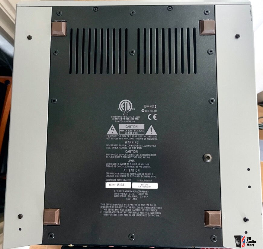Linn LK140 power amplifier, silver Photo #4755845 - UK Audio Mart