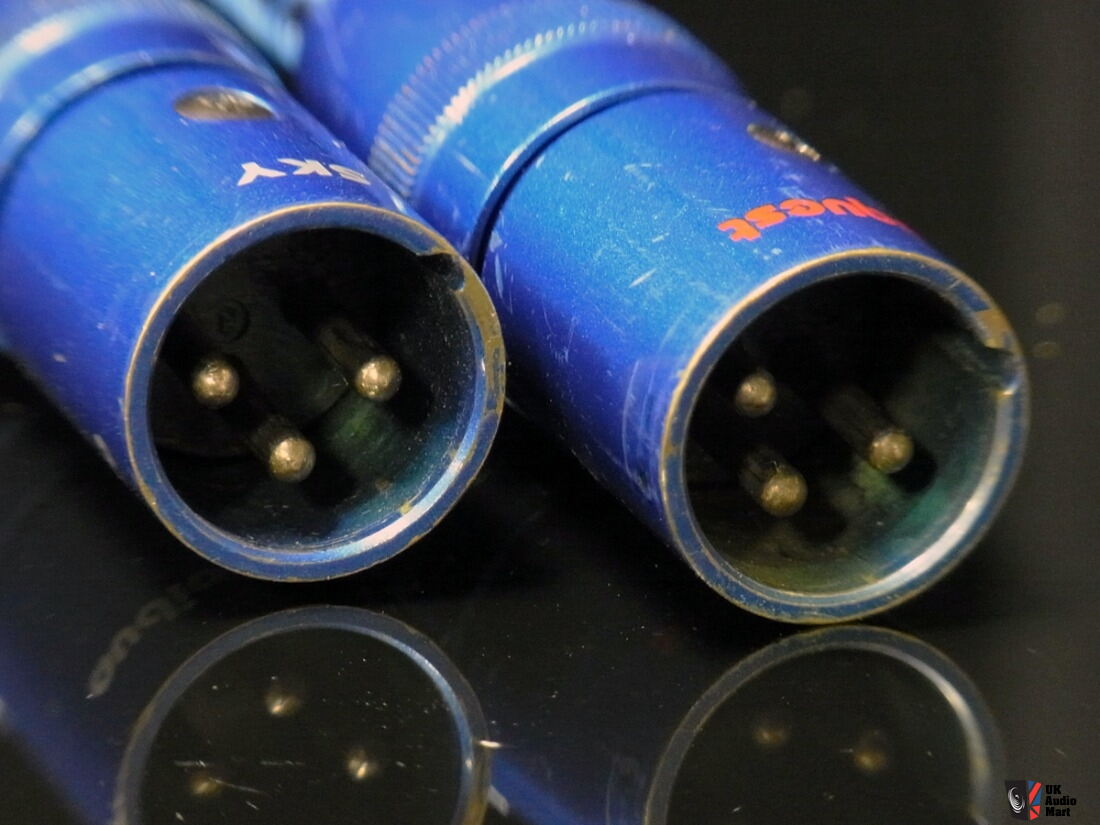 Audioquest SKY Hi-End XLR Cable 1m!Old version 48v dbs 100% original ...