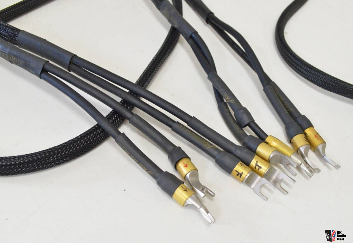Harmonix HS-101 Hi-End Speakers Cables 2.5m(pair)! Very Rare Photo ...
