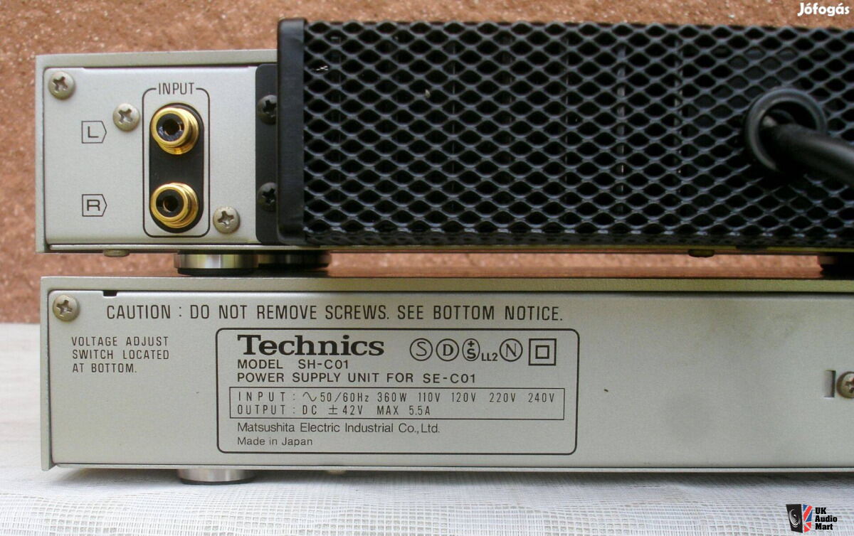 Technics SE-C01power amplifier with SH-C01 power supply Photo #4832889 ...