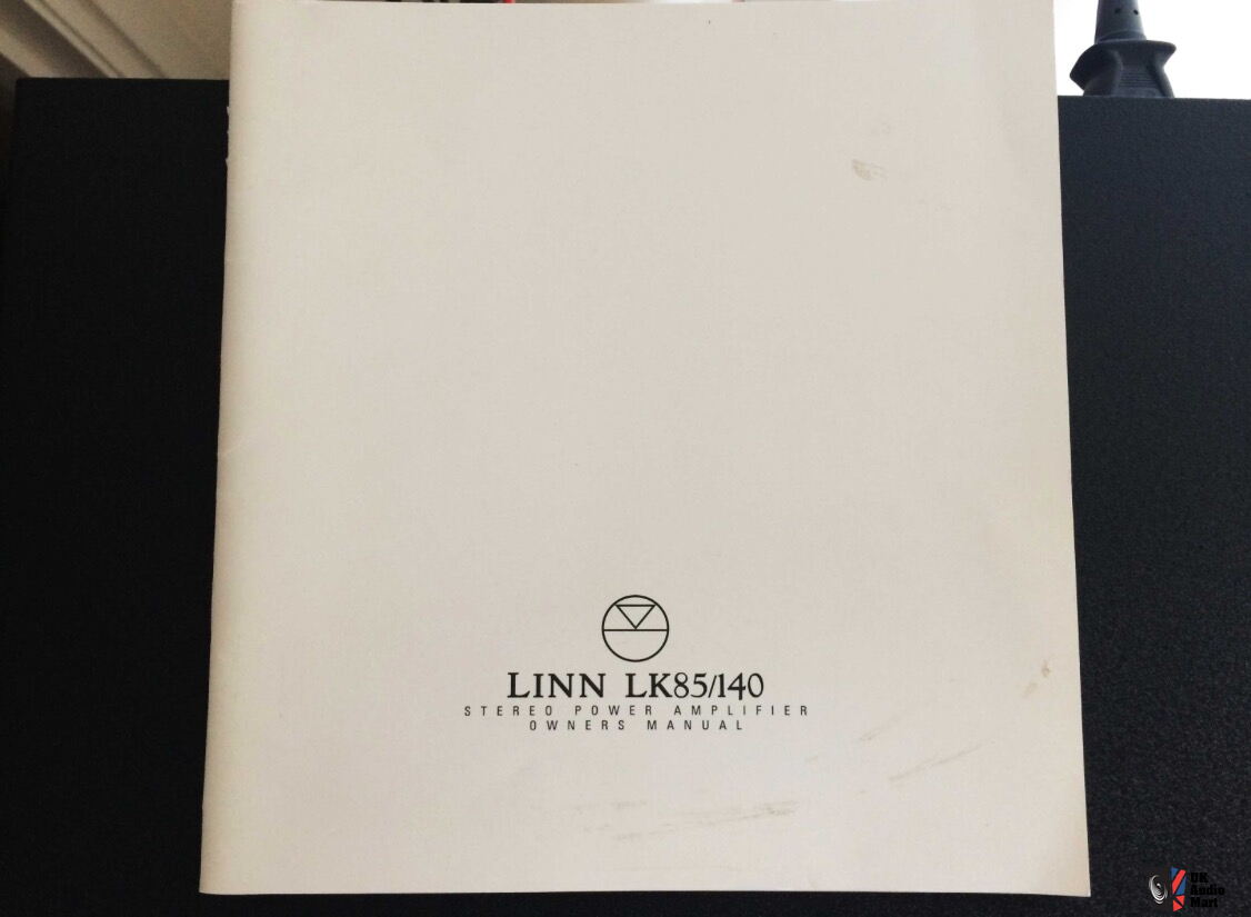 Linn LK85 power amplifier with 4 Poppstar BFA speaker cable plugs Photo ...