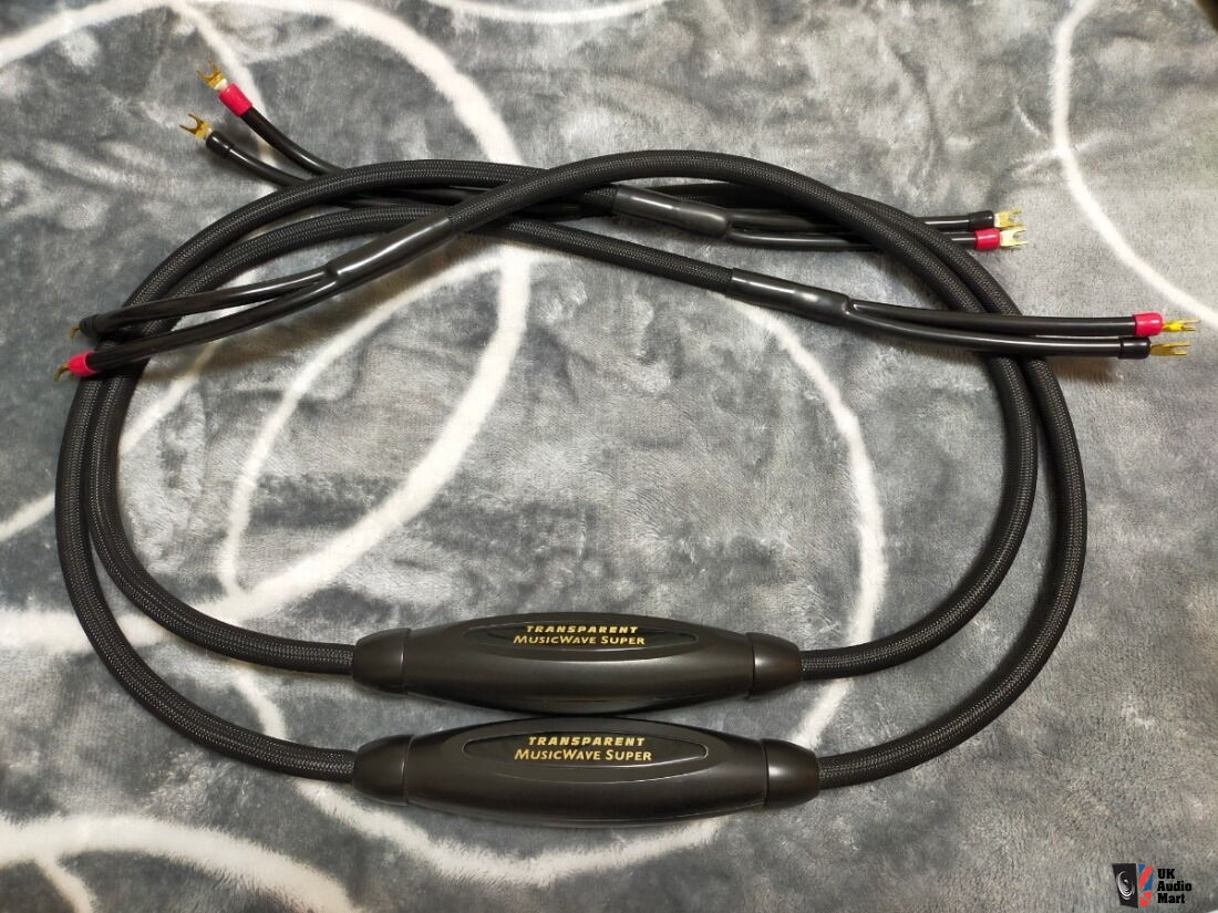 Transparent Audio MusicWave Super Hi-End Speakers Cable 2.4m! Photo ...