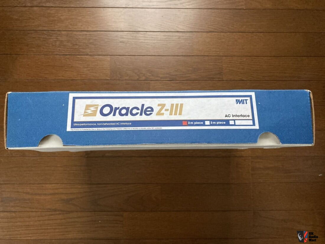 MIT Oracle Z CORD III Hi-End AC Power Cable 2m! Photo #4885877 - UK ...