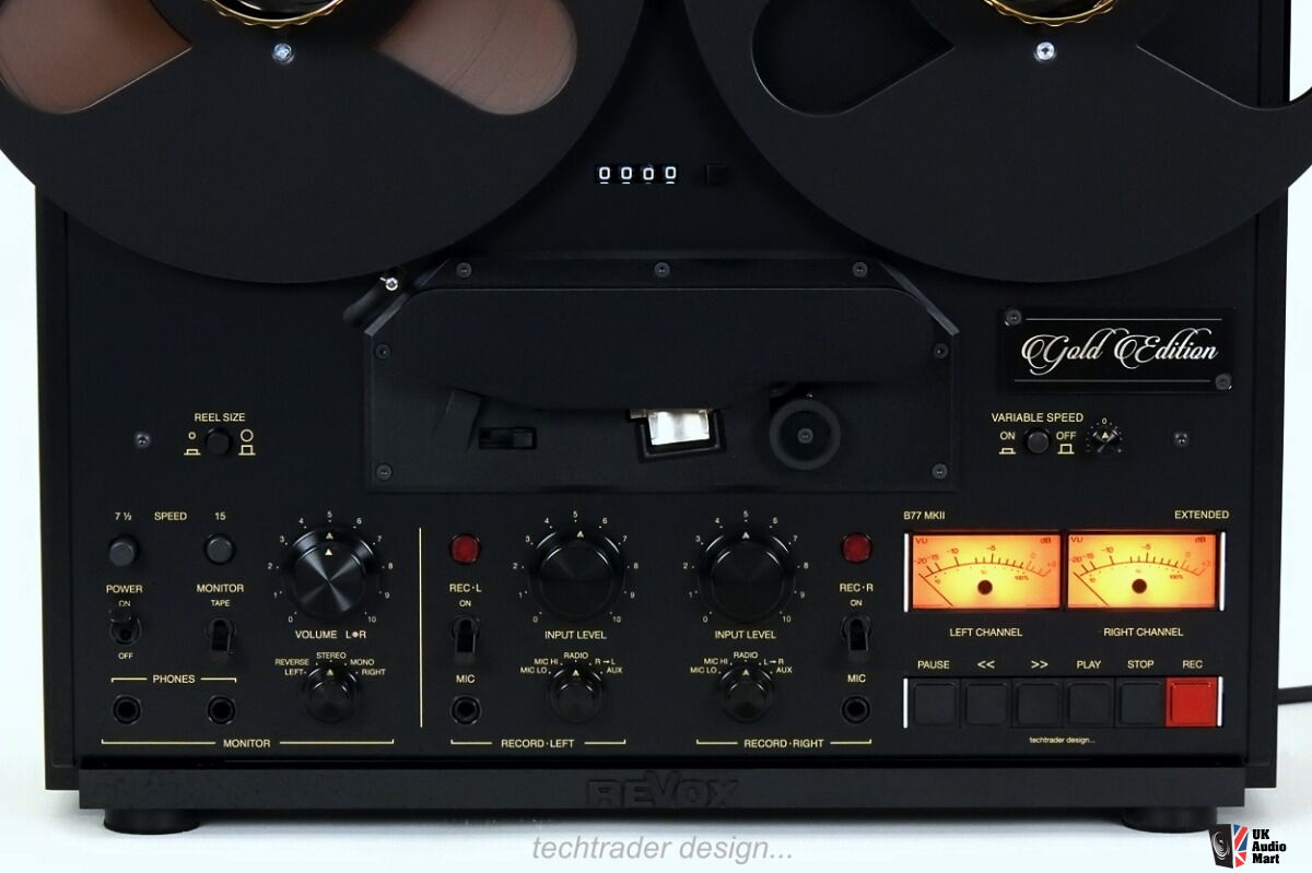 ReVox B77 MKII extended black edition design machine Photo #4998823 ...