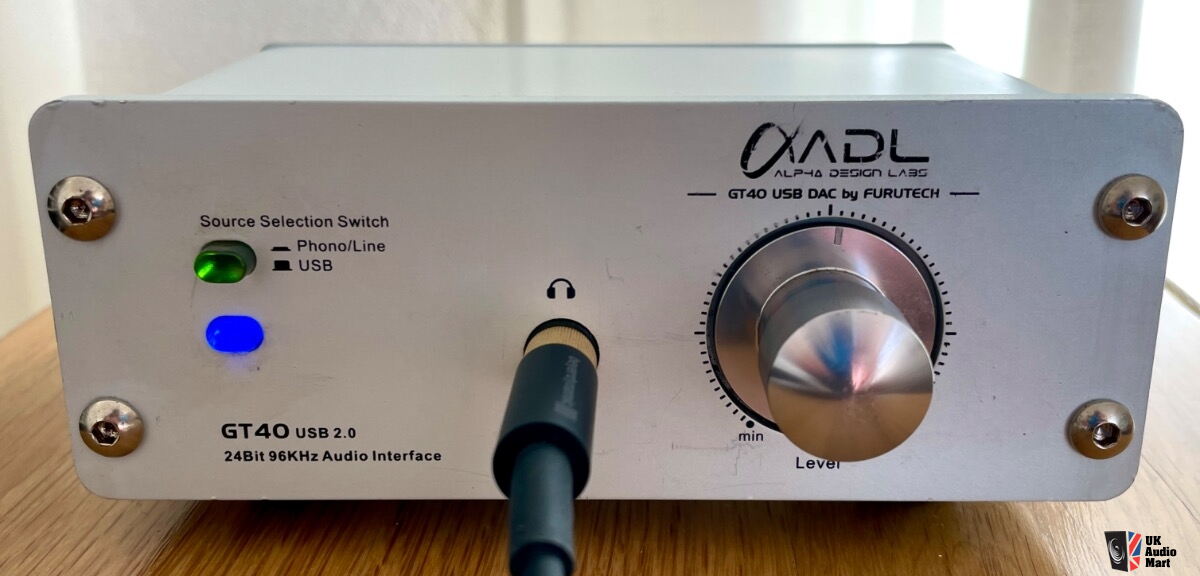 ADL Furutech GT40 Phono MM/MC or LINE, USB DAC/DA converter, Headphone ...