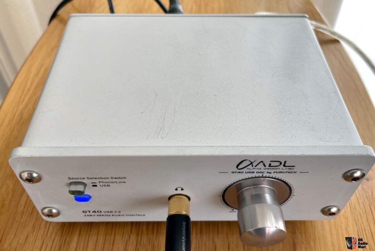 ADL Furutech GT40 Phono MM/MC or LINE, USB DAC/DA converter, Headphone ...
