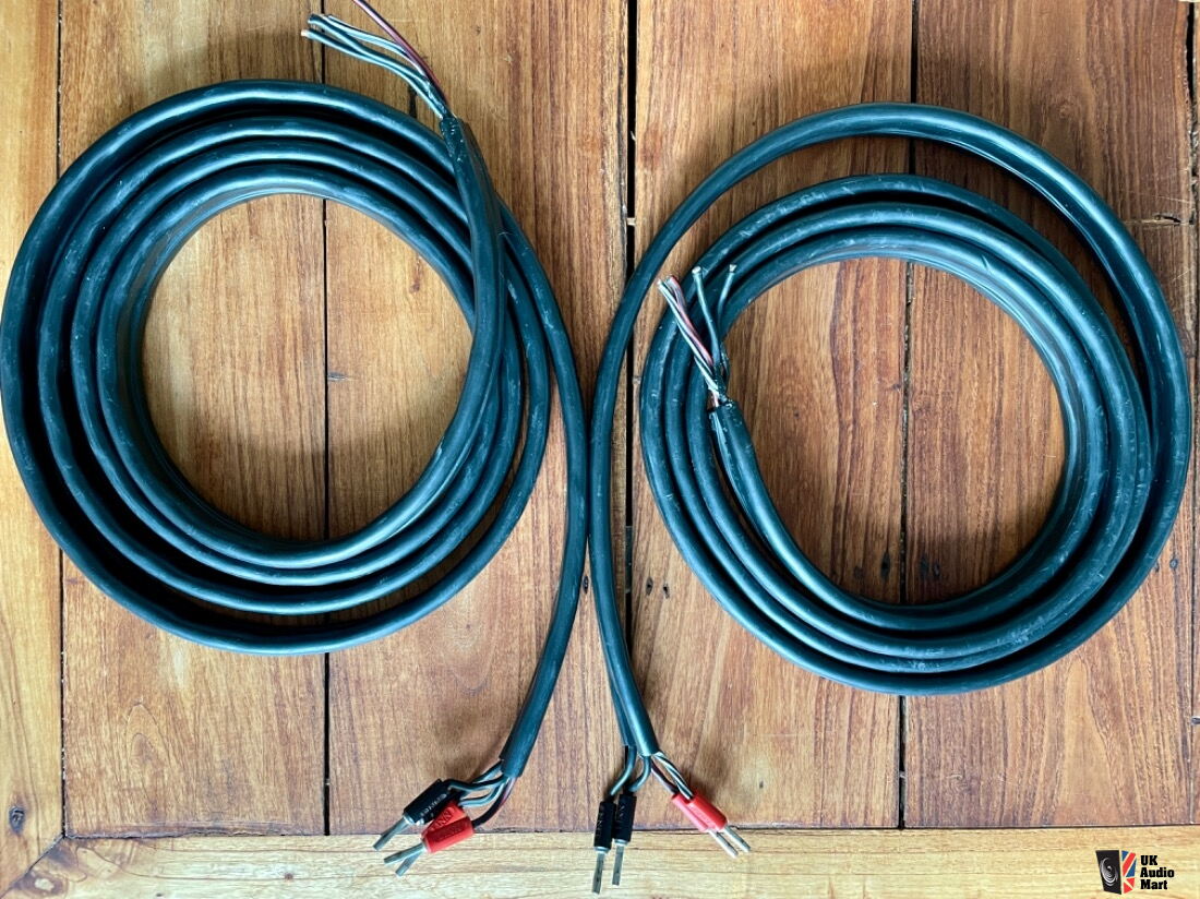 Linn K400 2 x 3.2M Biwire Speaker cable with Linn (soldered) bananas on ...