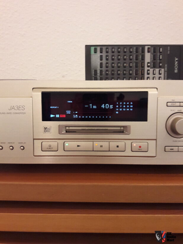 Sony MDS-JA3ES MiniDisc deck Photo #5175332 - UK Audio Mart