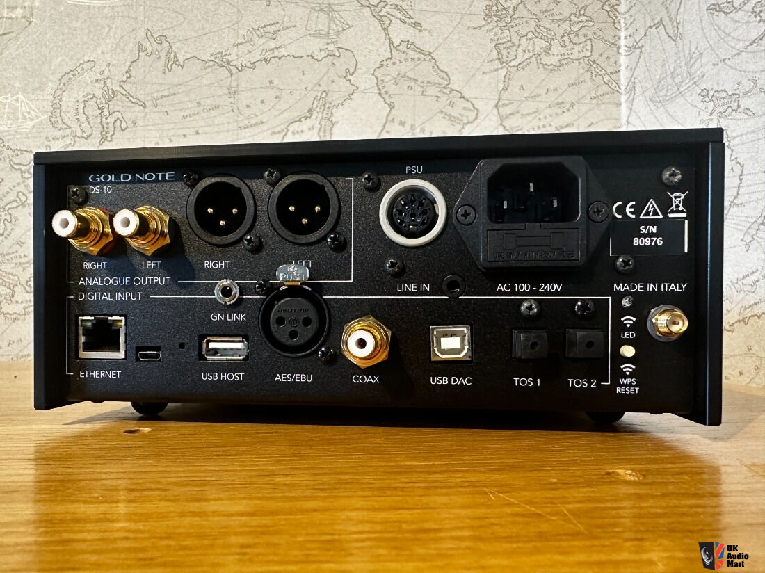 Gold Note DS-10 EVO Line Streaming DAC/Pre-amp Photo #5290203 - UK ...
