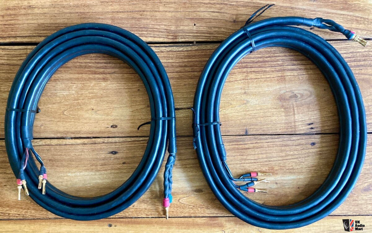Linn K400 2 x 3M Biwire speaker cable with locking bananas For Sale ...