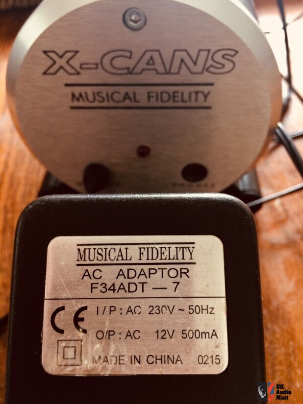 Musical Fidelity X-CANS tubes headphone amplifier and Original EURO PSU ...