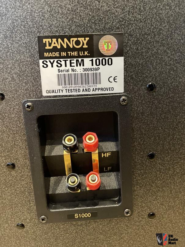 5.0 Tannoy System 1000 & 800 Dual Concentric Near Field Speakers ...