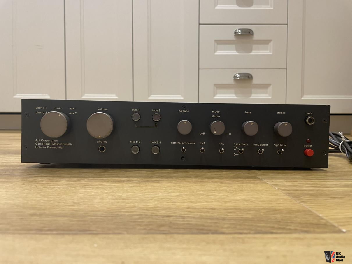 The Apt / Holman Preamplifier • Vintage Solid State Audiophile Hi-Fi ...