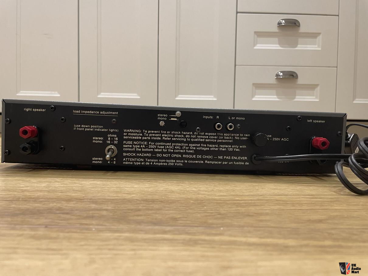 The Apt 1 Power Amplifier • Vintage Audiophile Hi-Fi • 230V Photo ...