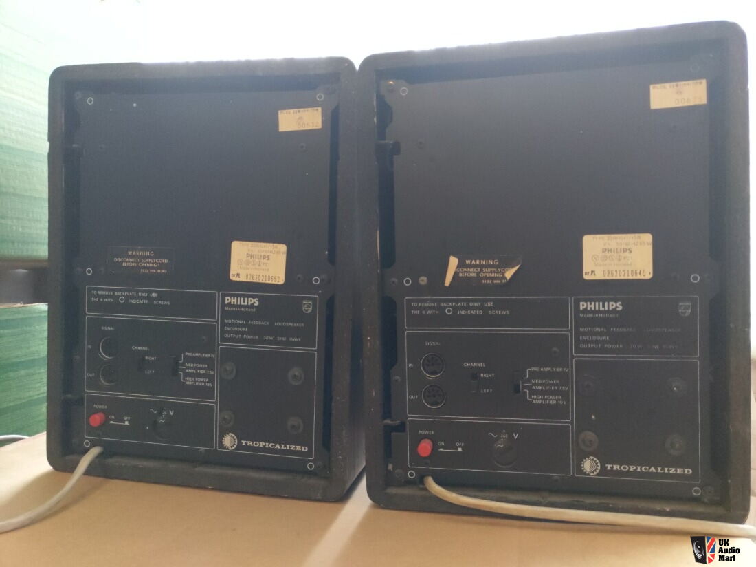 Philips MFB 541 Type 22RH541 /15R active monitor speakers Photo ...