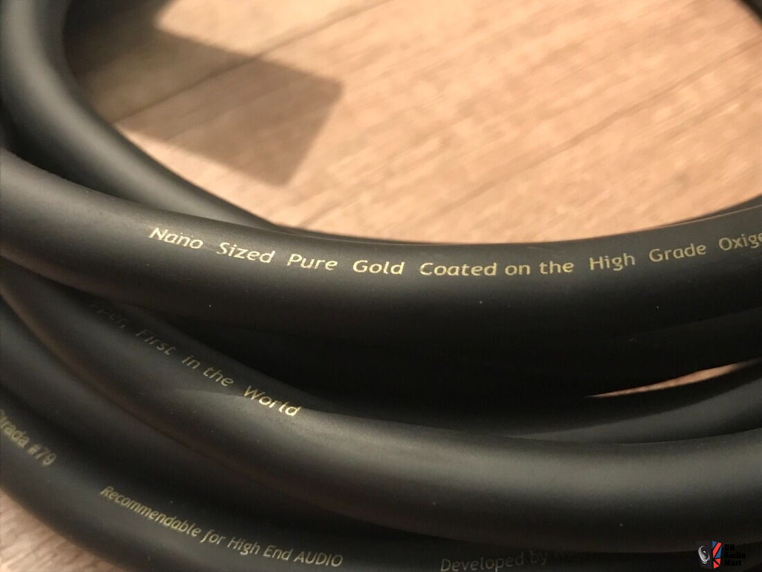 Nanotec Systems/2m Pair/Music Strada #79Golden Strada Speaker Cable ...