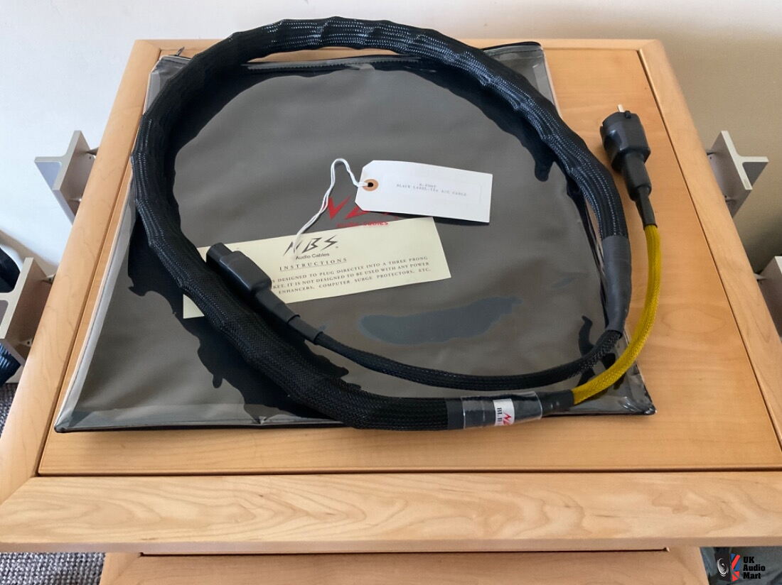 NBS Black Label II+ Power Cable Photo #5579443 - UK Audio Mart