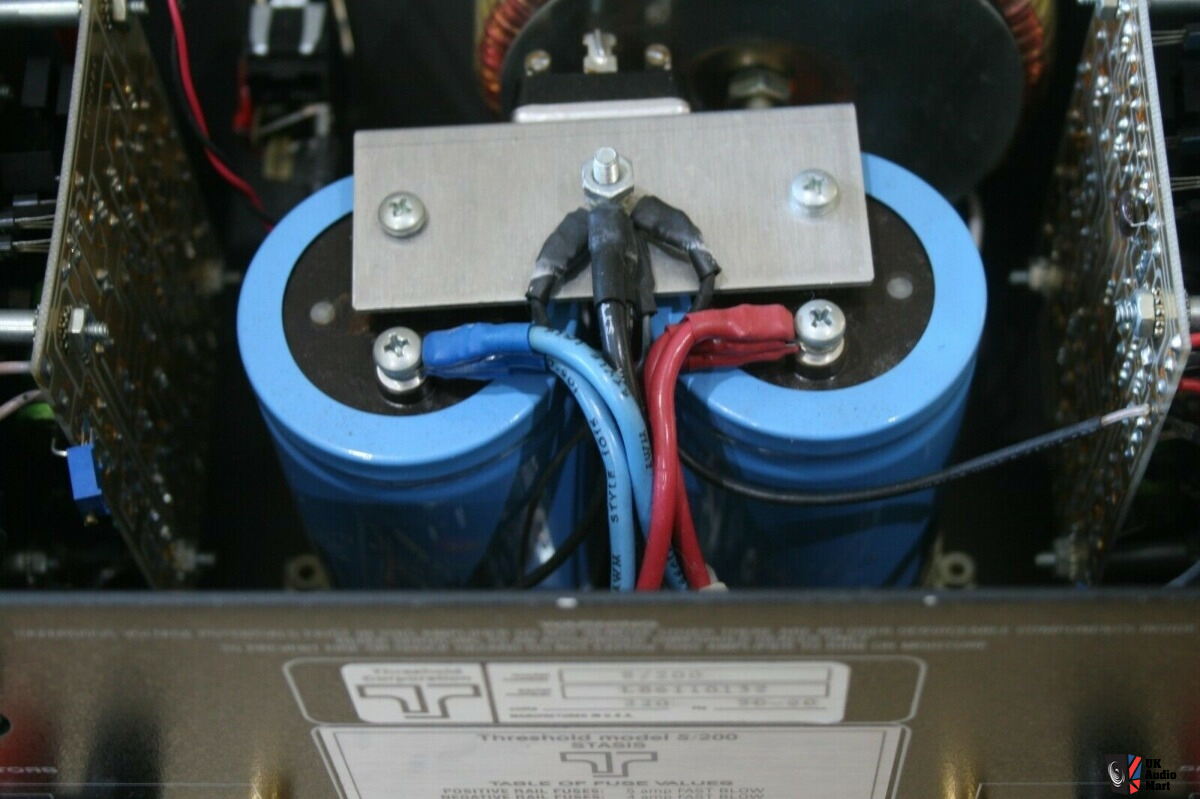 Threshold Audio S/200 Stasis Nelson Pass Class A biased stereo power ...