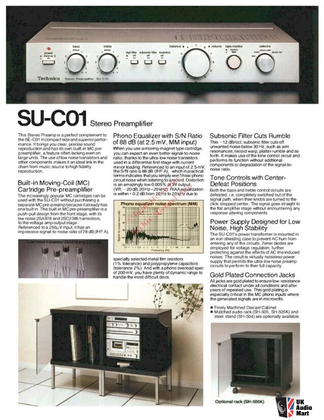Technics SU-C01Pre and SE-C01 power amplifier Photo #4832888 - UK Audio ...
