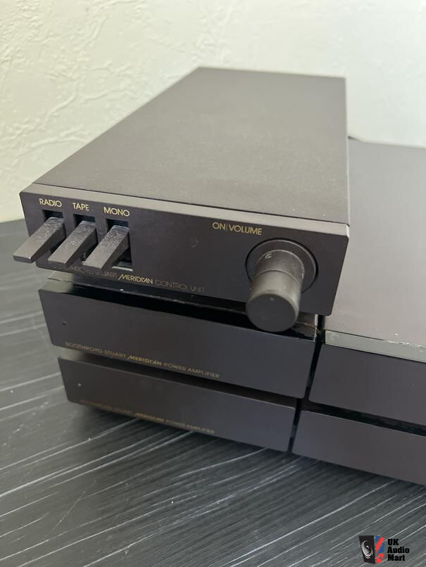Vintage Meridian 105 Mono Power Amps + PSU + 101 Preamp - Extremely ...