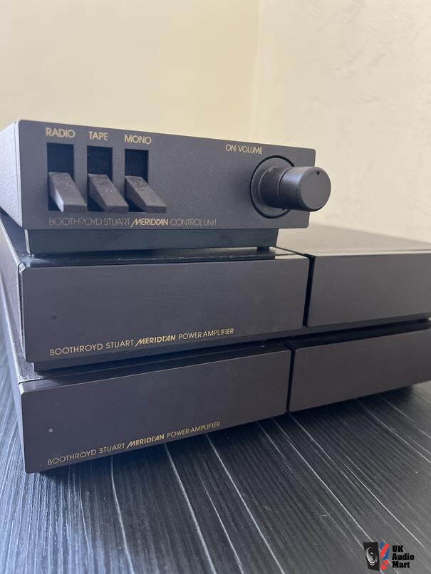 Vintage Meridian 105 Mono Power Amps + PSU + 101 Preamp - Extremely ...