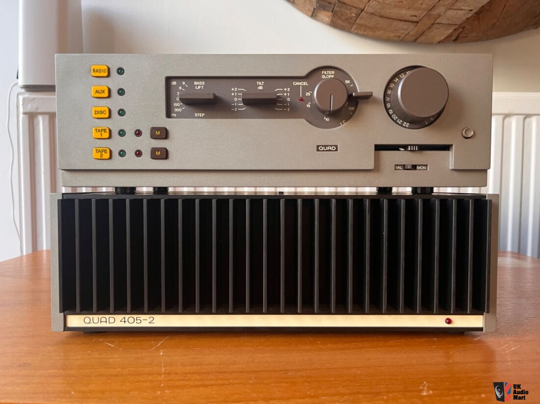Quad 44/405-2 pre/power amp, in original boxes For Sale - UK Audio Mart
