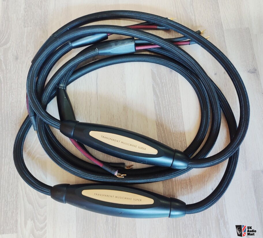 Transparent Audio MusicWave Super MM2 Hi-End LS Cables 2x3m! For Sale ...