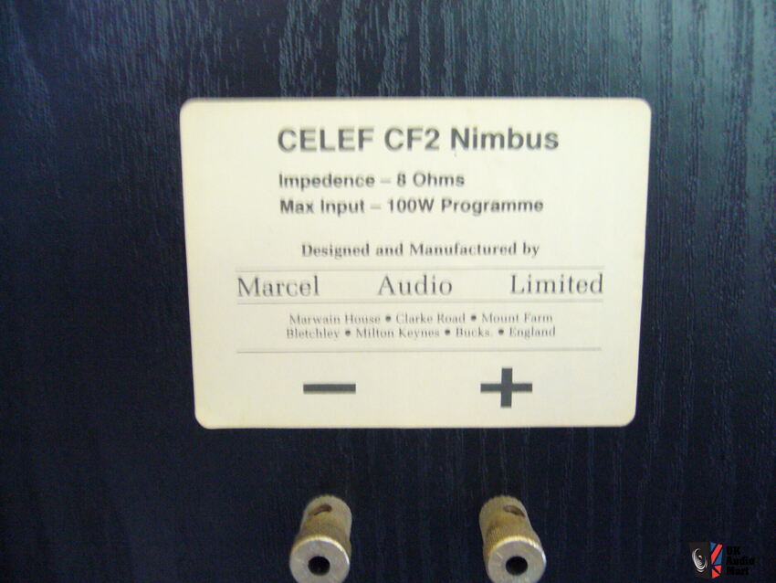 Pair of Celef CF2 Nimbus speakers Photo #798537 - UK Audio Mart