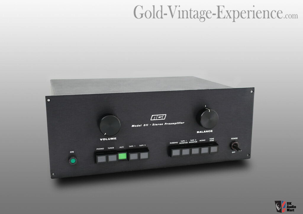 Excellent solid state preamplifier AGI 511 Dealer Ad - UK Audio Mart