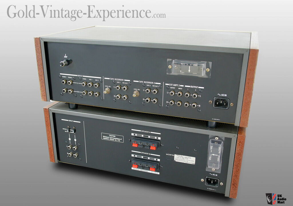 Classic SONY high-end audio set ( SONY TAN-5550 V-FET / SONY TAE-5450 ...